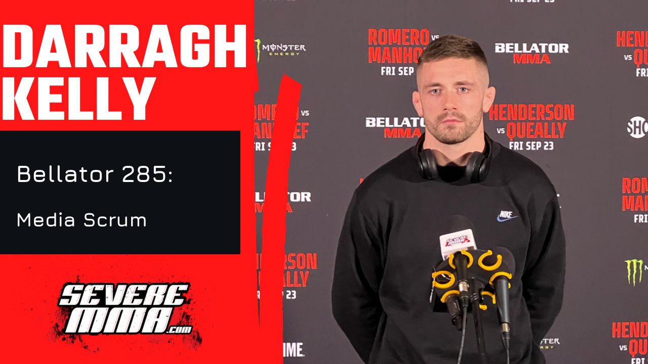 Video - Darragh Kelly Scrum At Bellator Dublin Media Day