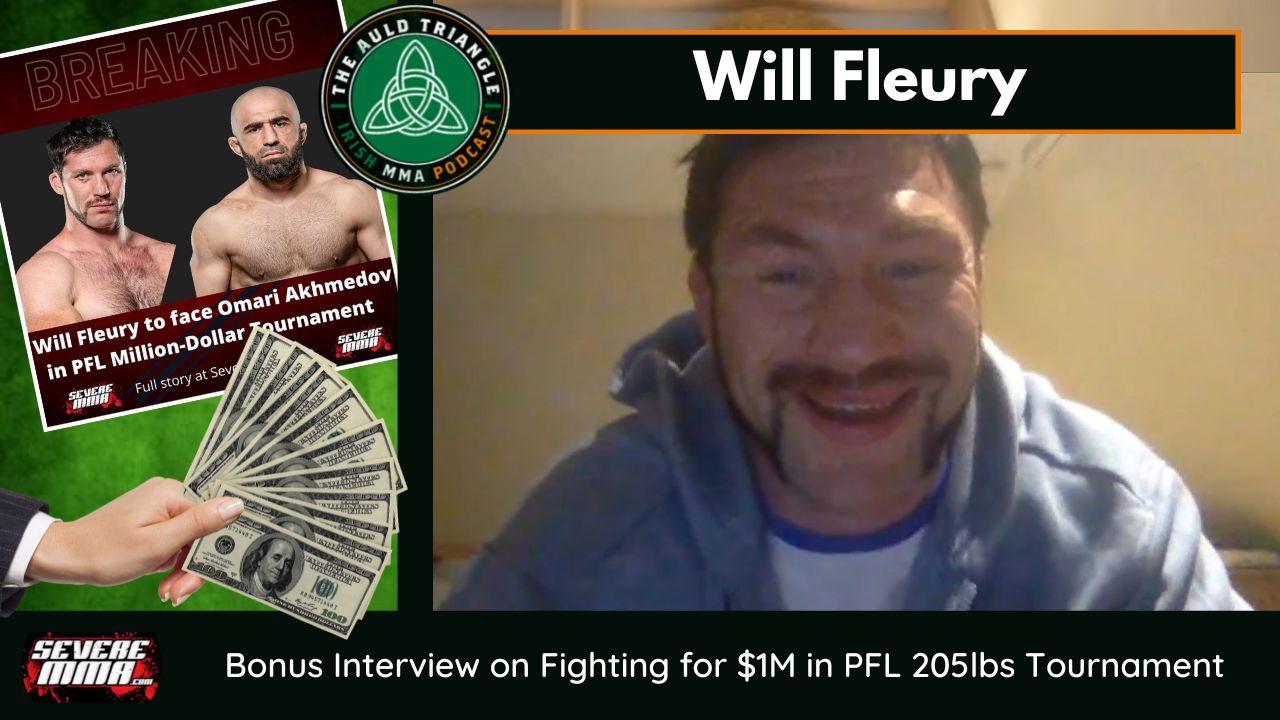 Video: Will Fleury Reacts to PFL 1 Million Dollar Tournament Fight